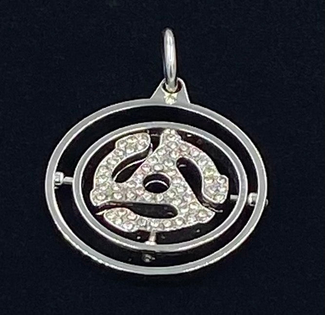 Custom Hand Made Spinning 45 RPM Adapter Pendent without a Chain ...